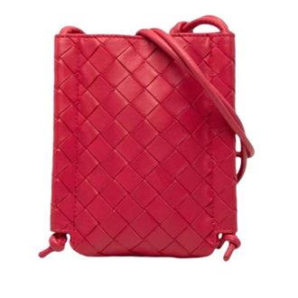 Bottega Veneta Pre-owned Woven Leather Crossbody Bag - - Pre-owned - Damen - Rosa - ONE SIZE