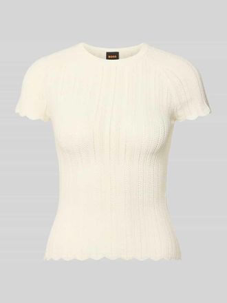 Boss Orange by Hugo Boss Slim Fit Strickpullover aus Viskose-Mix Modell FICE