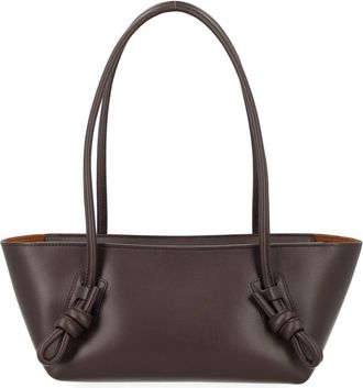 Hereu Womens Shoulder Bag Fleca Brown Leather