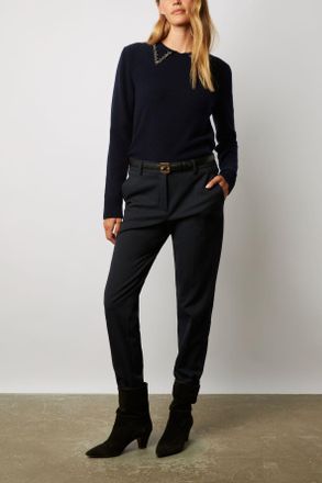 Gerard Darel Pantalon droit 7/8 de tailleur - EMANUELLA - Marine