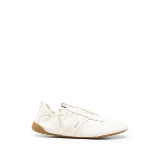 Chlo&eacute; Kick Leather Sneakers