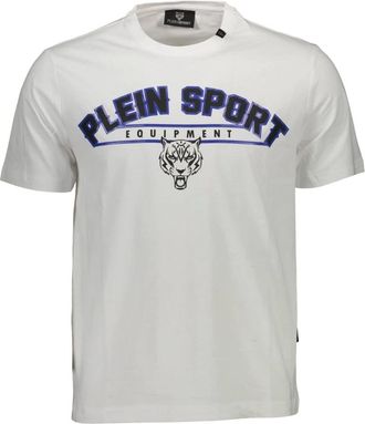 Plein Sport Homme, Sport, Blanc, Taille: 2XL Tips114 T-Shirt