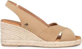 miMaO Attica - Espadrilles comepns&eacute;es en Daim Beige EU 37