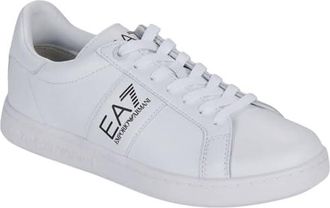 Emporio Armani Emporio Armani Sneakers Homme Classic 7X000332AF10848, Blanc, noir, 42 2/3 EU