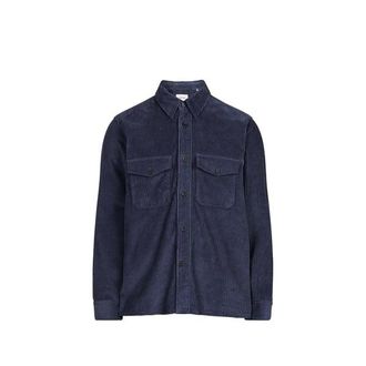 Saison 1865 Surchemise Gover col classique en velours c&ocirc;tel&eacute; de coton