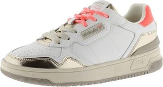 Victoria 1985 Baskets C80 Cuir & Pi&egrave;ces Fluo & M&eacute;tal 8800129 pour Femme ORO 40