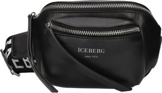 Iceberg Femme, Sacs, Noir, Taille: ONE Size Sac Banane en Cuir