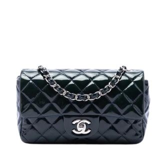Chanel Pre-owned Quilted Patent Leather Crossbody Bag - - Pre-owned - Damen - Gr&uuml;n - ONE SIZE