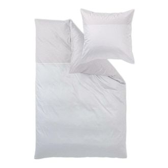 Curt Bauer Mako-Brokat Damast Bettwäsche Graceful Taupe, Kissenbezug einzeln 40x80 cm