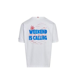 MC2 Saint Barth T-shirt amples&eacute;rigraphi&eacute; en coton