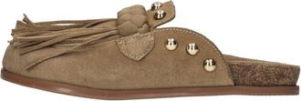 Emanuelle Vee Femme, Chaussures, Brun, Taille: 38 EU Sabot en daim