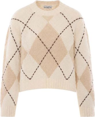 Ballantyne Rundhalspullover - Beige