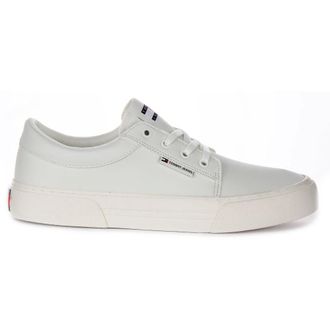 Tommy Jeans Homme, Chaussures, Blanc, Taille: 40 EU Vulc S Baskets Simili Cuir Homme
