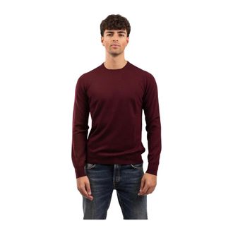 Gran Sasso Rundhals-Pullover - - Knitwear - Herren - Rot - 4XL