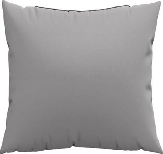 vidaXL Sofakissen 4 Stk. Grau 60x60 cm Stoff Vidaxl