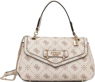 Guess Co sac porté épaule à bride en chaîne Silia - Tons neutres