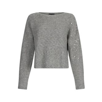 Liu Jo Rundhals-Strickware - - Knitwear - Damen - Grau - XS