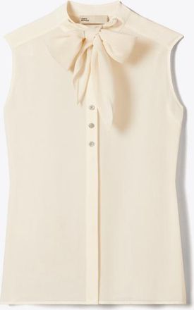 Tory Burch Damen &Auml;rmellose Schluppenbluse