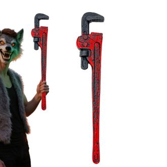 Generic Halloween Wrench Kost&uuml;m Accessory Scary Fake Wrench | Realistic Decoration Tricky Toy Adults Party Favors for Haunted House Short Plays Theater Stage 