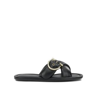 Ferragamo Elyzia Gancini Slide-Sandaletten - - Shoes - Damen - Schwarzk - 39 EU