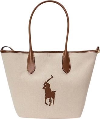 Ralph Lauren Femme, Sacs, Beige, Taille: ONE Size Tote Bag