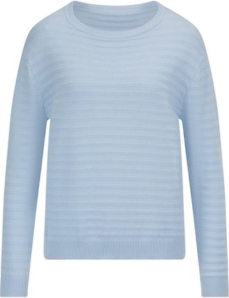 Peter Hahn Rundhals-Pullover aus 100% SUPIMA-&shy;Baumwolle Peter Hahn blau