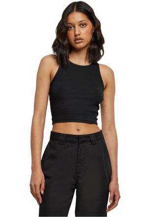 Urban Classics Damen Top Cropped Rib Top, Geripptes Top für Frauen, kurz geschnitten, Slim Fit, erhältlich in vielen Farbvarianten, Größen XS-5XL