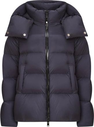 Cesare Gaspari Veste doudoune &agrave; capuche ultra-chaude - Femme - Vestes - Bleu - Taille: 38 FR