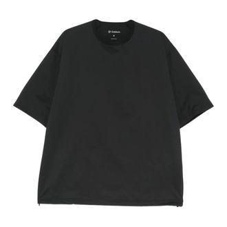 Goldwin Goldwin - T-shirt &agrave; jauge fine et fronces - Homme - Tops - Noir - Taille: L