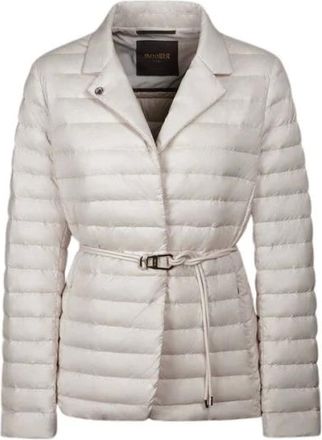 Moorer Femme, Vestes, Beige, Taille: 36 FR Lanzada Short Down Jacket