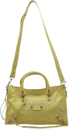 Balenciaga Pre-owned Le City Small Bag - Femme - Pre-owned - Jaune - Taille: ONE Size