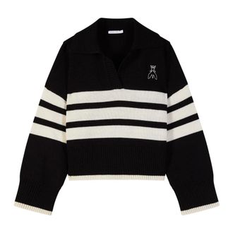 Patrizia Pepe Damen, Strickwaren, Schwarzk, SGr&ouml;&szlig;e