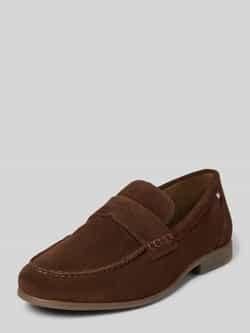 Bugatti Loafer aus echtem Leder mit Logo-Detail Modell Trip