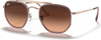Ray-Ban Marshal II Sonnenbrillen Kupfer Fassung Rosa Glas 52-23