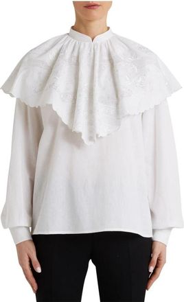 Etro Edle Feine Baumwollbluse - - Blouses & Shirts - Damen - Wei&szlig; - M