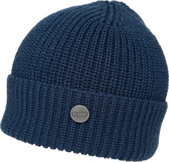 Tazzio Beanie M&uuml;tze f&uuml;r Herren und Damen Unisex Wollm&uuml;tze Strickm&uuml;tze Winter A501 (DE/NL/SE/PL, Alphanumerisch, Einheitsgr&ouml;&szlig;e, Indigo)