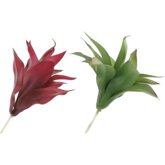 Hemobllo K&uuml;nstliche Sukkulenten 2 St&uuml;ck aus Kunststoff Realistische Deko f&uuml;r B&uuml;ro Zuhause Naturgetreue Gr&uuml;ne Pflanzen ohne Topf 20cm Hoch Pflegefrei Wohnliche 