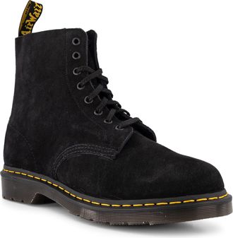 Dr. Martens Herren Schnürboots schwarz Glattleder