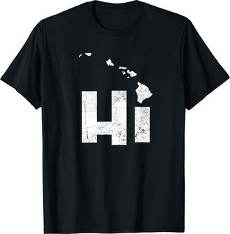 Hawaiian Dreams HI Hawaii-Karte Hawaii-Inseln Aloha Maui Kauai Oahu T-Shirt