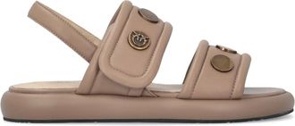 Pinko Pinko, Femme, Chaussures, Beige, Taille: 41 EU Sandali Sling Back