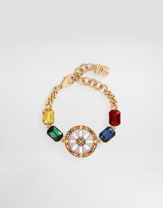 Dolce & Gabbana Armband Mit Carretto-rad - Frau Bijoux Mehrfarbig Metall Onesize