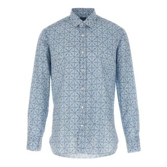Barba Vintage Hemd - - Shirts - Herren - Blau - M