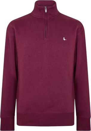 Jack Wills Barchester Sweatshirt f&uuml;r Herren, mit kurzem Rei&szlig;verschluss (Feige)