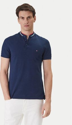 Tommy Hilfiger Poloshirt Mao MW0MW34752 Dunkelblau Slim Fit