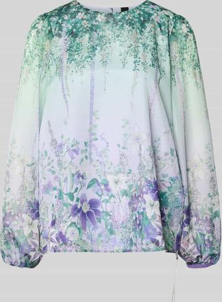 Marc Cain Regular Fit Bluse mit Rundhalsausschnitt