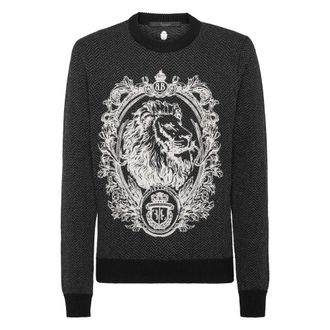 Billionaire Boys Club Homme, Pulls, Noir, Taille: 5XL Pullover Col Rond