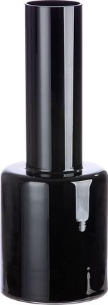 Gilde Blumenvase Deko Vase aus Glas - Deko Wohnzimmer Geschenk f&uuml;r Frauen Geburtstag Muttertag - schwarz gl&auml;nzend H&ouml;he 50 cm