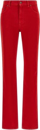 Chlo&eacute; Straight Leg Jeans - Rot