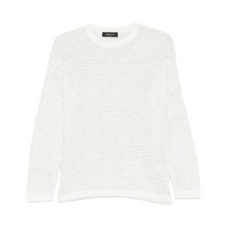 Fabiana Filippi Femme, Pulls, Blanc, Taille: 38 FR Maille ras du cou