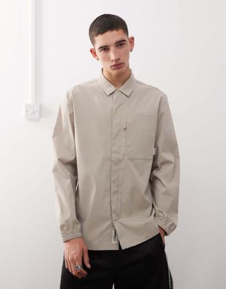 Berghaus Shirt Explorer - Lang&auml;rmlige Hemdjacke in Taupe-Neutral